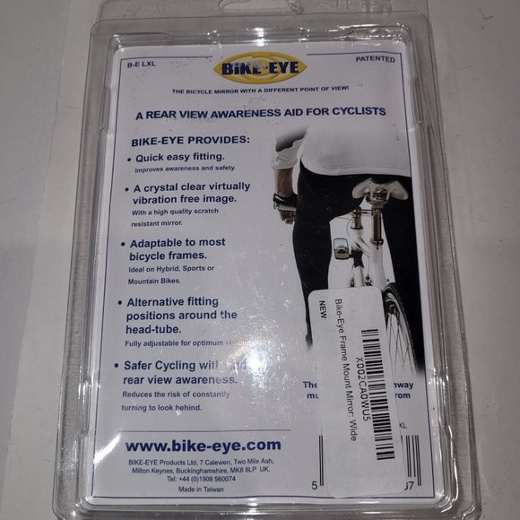 Bike-eye | Other | Bikeeye Frame Mount Mirror Wide Bicycle Rear View ...